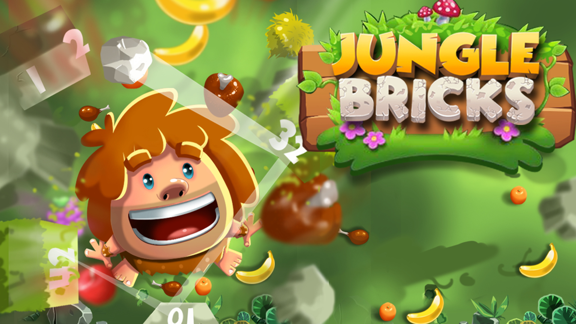 Trò chơi Bắn Gạch Trong Rừng - Jungle Bricks - Chơi trực tuyến miễn phí