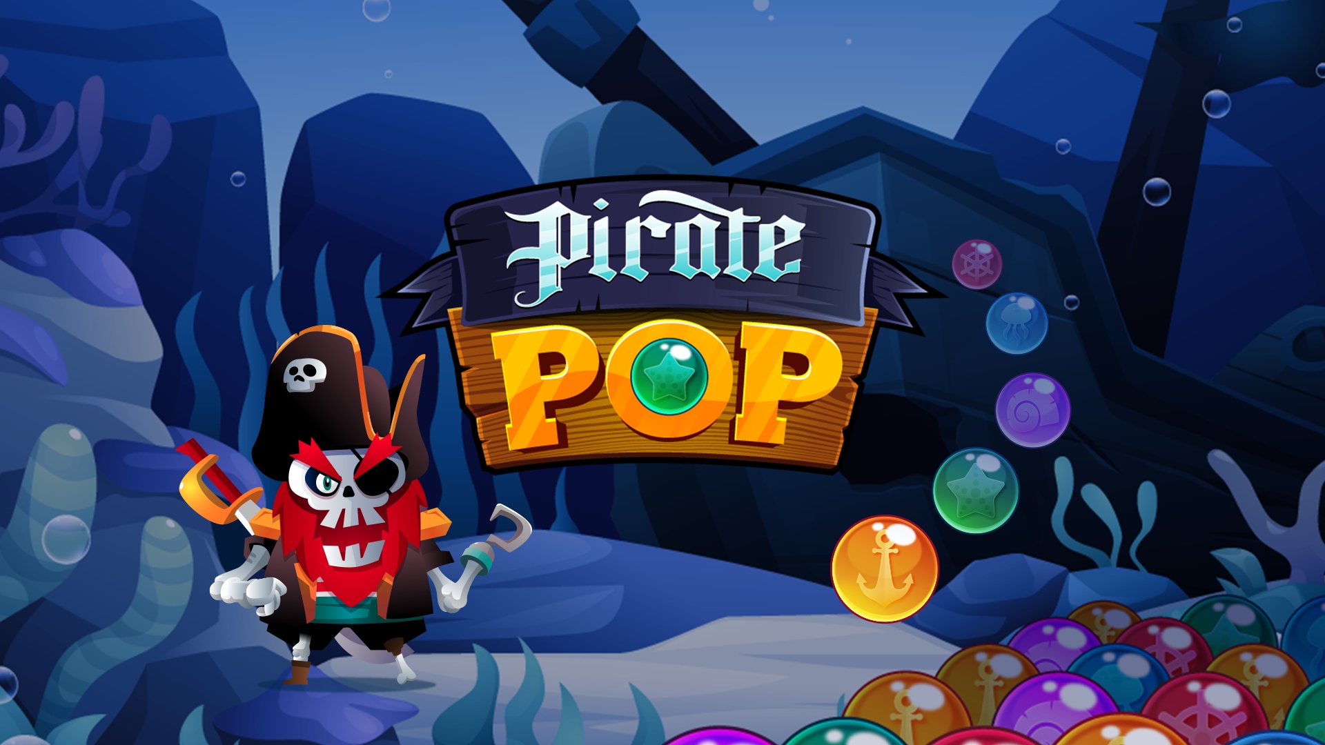Trò chơi Cướp Biển Bắn Bong Bóng - Pirate Pop - Chơi trực tuyến miễn phí